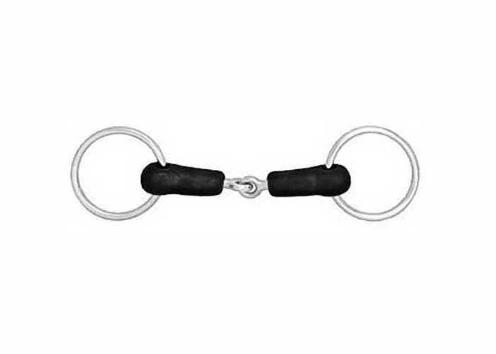 Horse Bit - Loose Ring Snaffle – Rubber Bit
